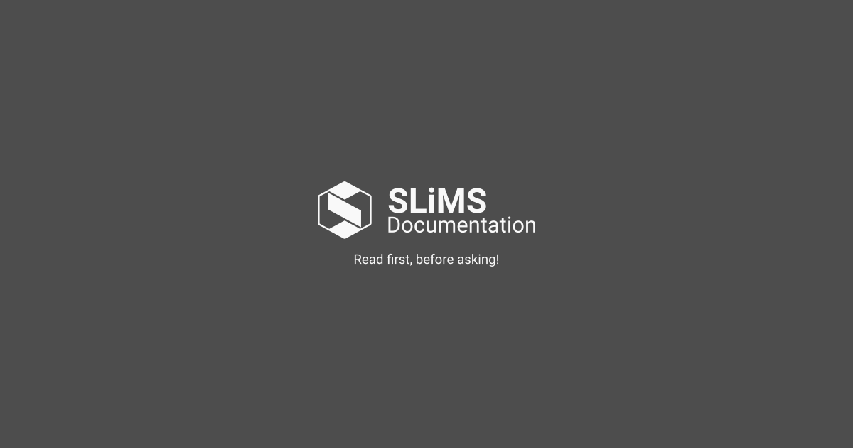 A page for SLiMS User, and Developer