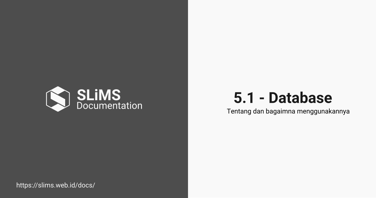 Pengantar | A page for SLiMS User, and Developer